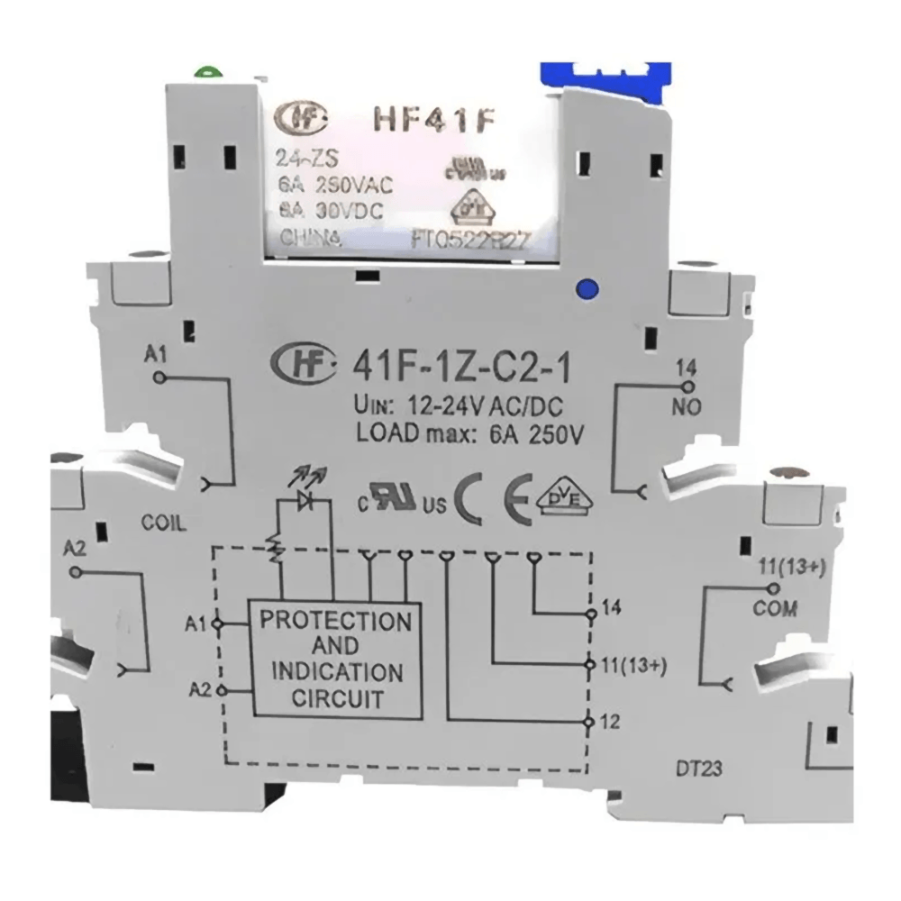 Rele Interface 220Vca 1Naf 5Rdi22 - Altronic - Dimensional
