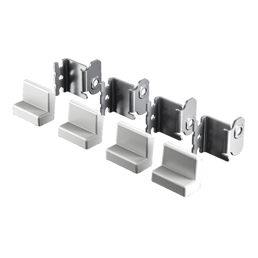 Suporte Fixação Parede 40mm Para caixas AX/KX Com 4 Peças 250320 Rittal ...