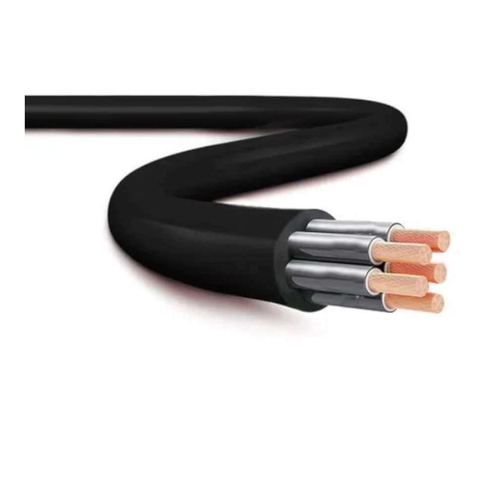 Cabo Controle 5x1,5mm 1Kv 70G Pvc Preto - Dimensional