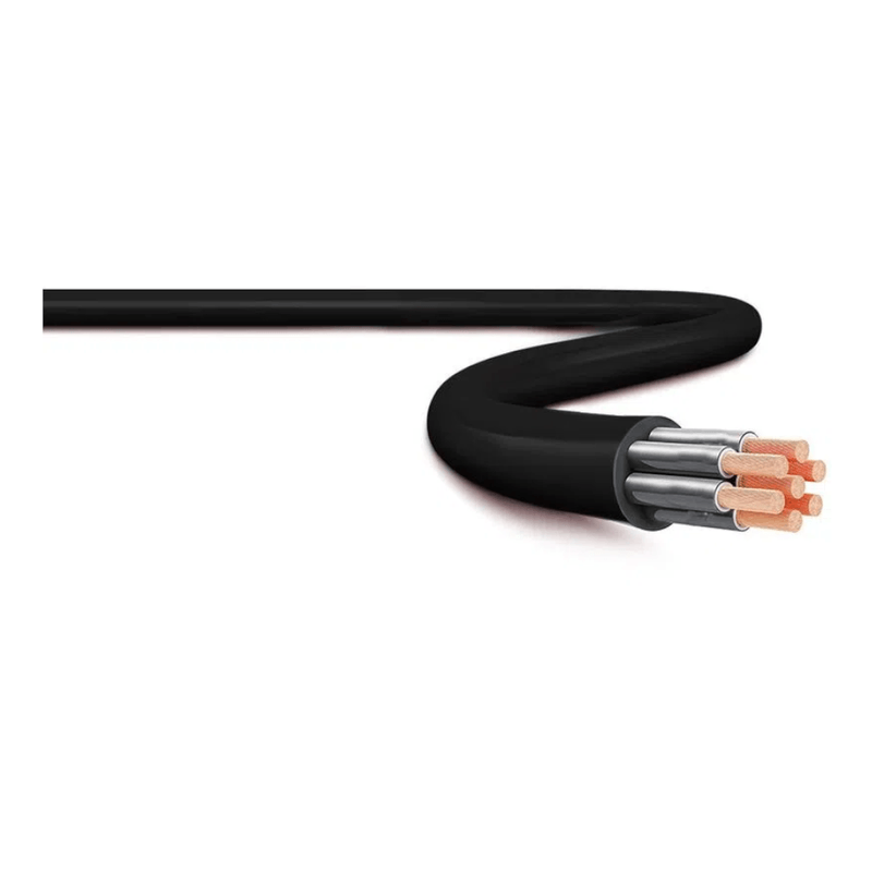 Cabo Controle 7x1mm 500V 70G Pvc Preto - Dimensional