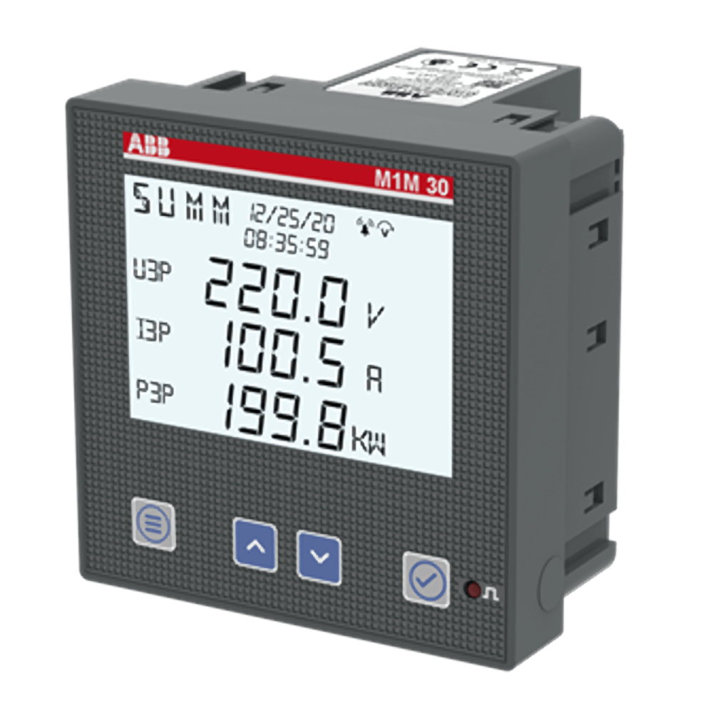 Multimedidor M1M 30 Modbus Comunicação RTU Conexão a TC ABB - Dimensional
