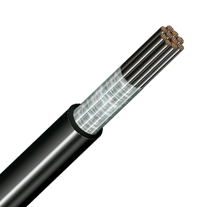 CABO CONTROLE 1KV 70G PVC/A BLIND 2X2,5MM2 PT 125CMPVCAST10 - Dimensional